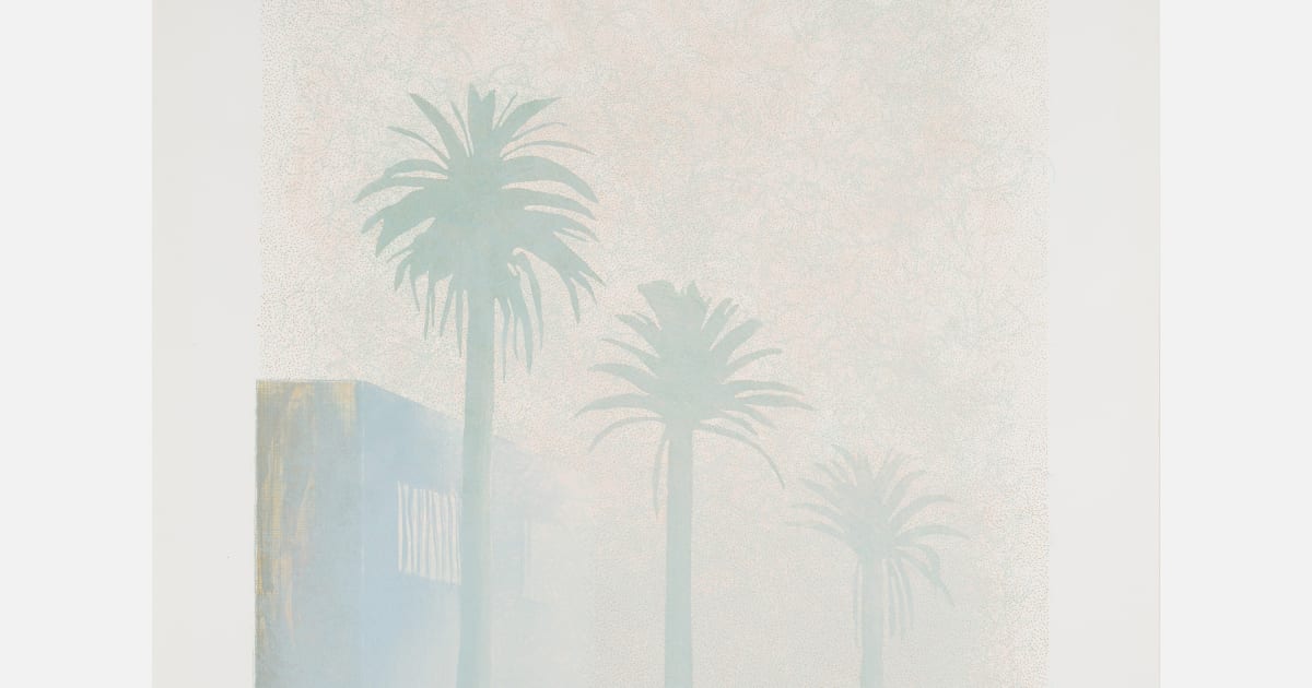 David Hockney, Mist , 1973 | Halcyon Gallery