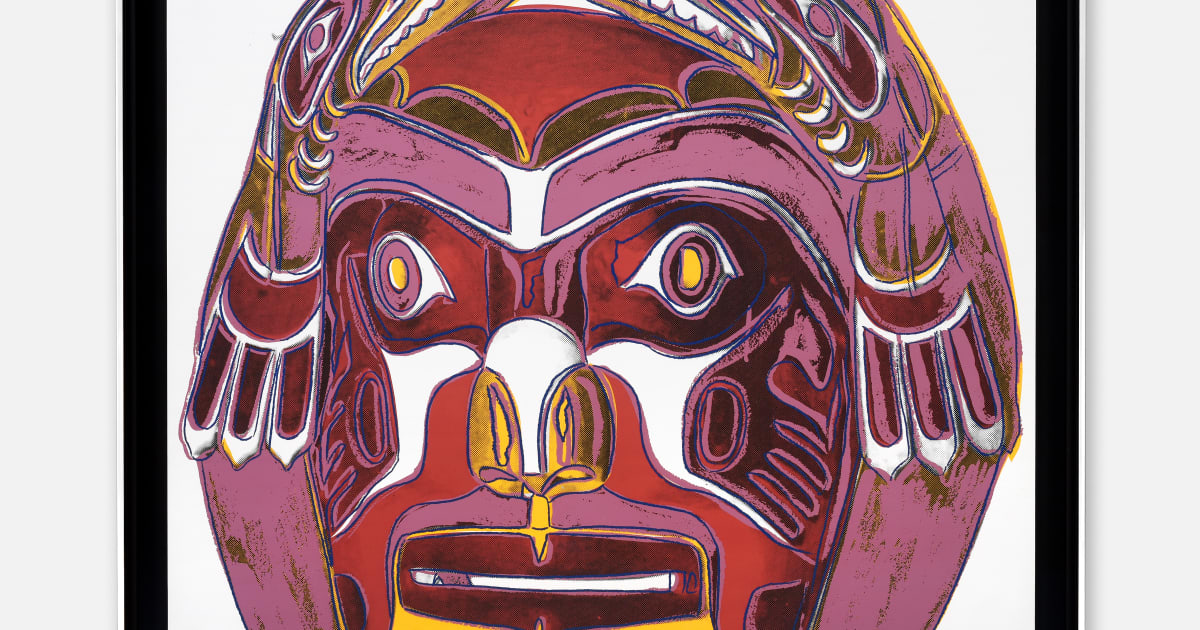 Andy Warhol, Northwest Coast Mask, 1986 | Halcyon Gallery