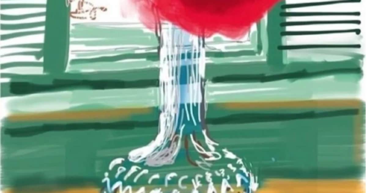 David Hockney, iPad Drawing no.281, 2010 | Maddox Gallery