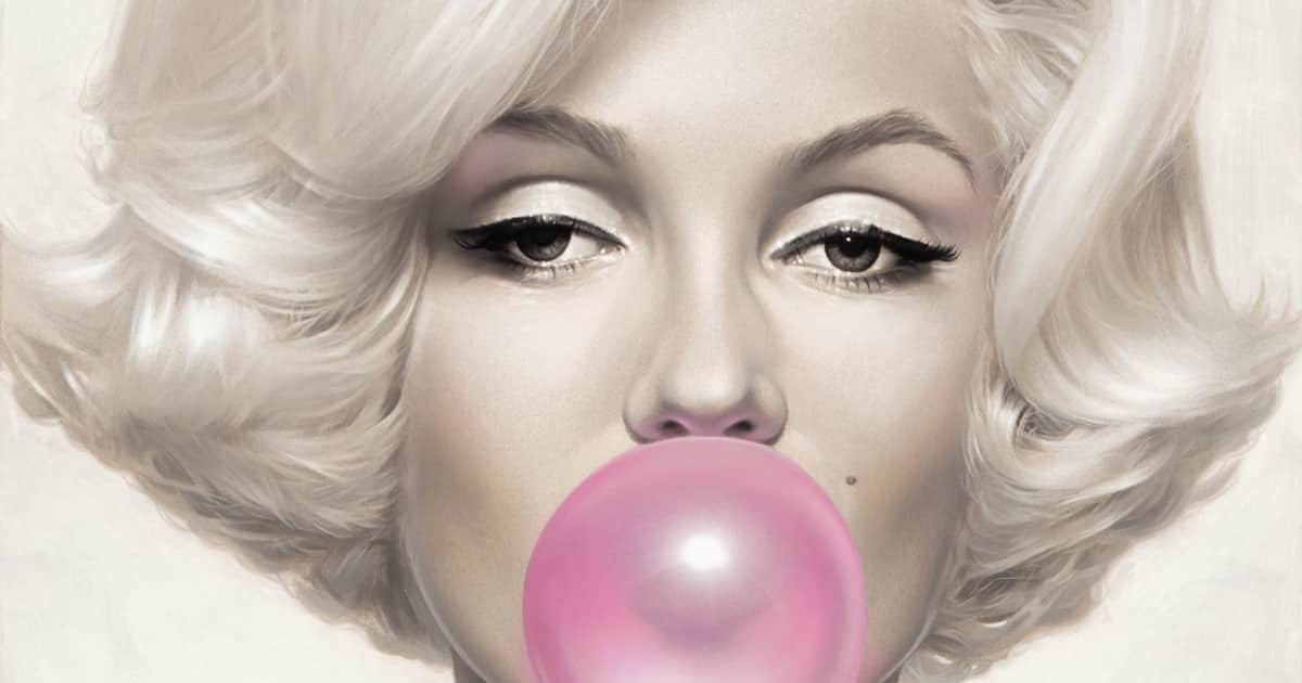 Michael Moebius, Marilyn Monroe Pink Bubblegum, 2017 | Maddox Gallery