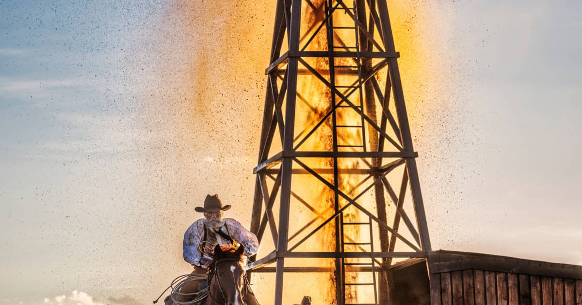 David Yarrow, The Golden Age of Oil, 2023 | Maddox Gallery