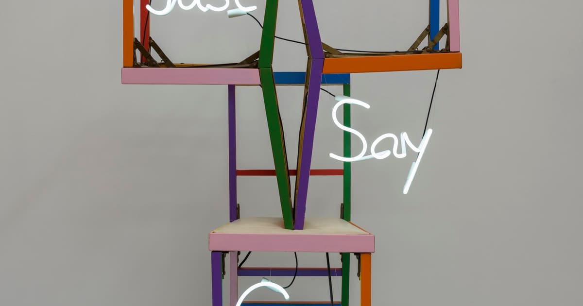 Carl Hopgood, Just Say Gay, 2022 | Maddox Gallery