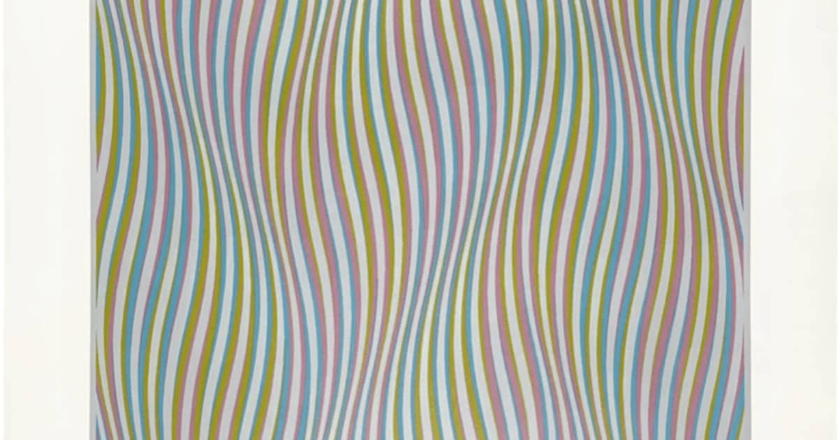 Bridget Riley, Elapse, 1982 | Maddox Gallery