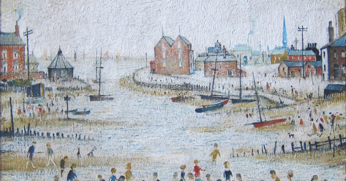 Laurence Stephen Lowry, The Estuary, 1944 | Alan Klinkhoff Gallery ...