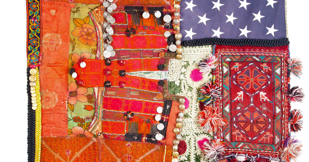 Sara Rahbar, Flag #44 I am the echo of your screams, 2010 | Whatever we ...