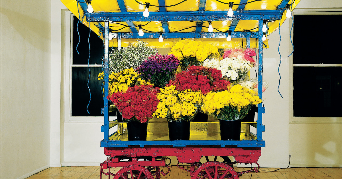 Michael Landy, Costermonger's Stall No.3, 1991 | Thomas Dane Gallery