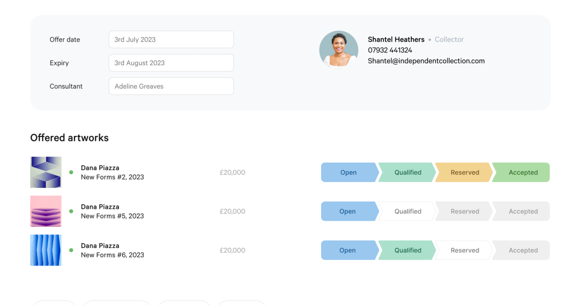 Get 1 Month Free | Artlogic