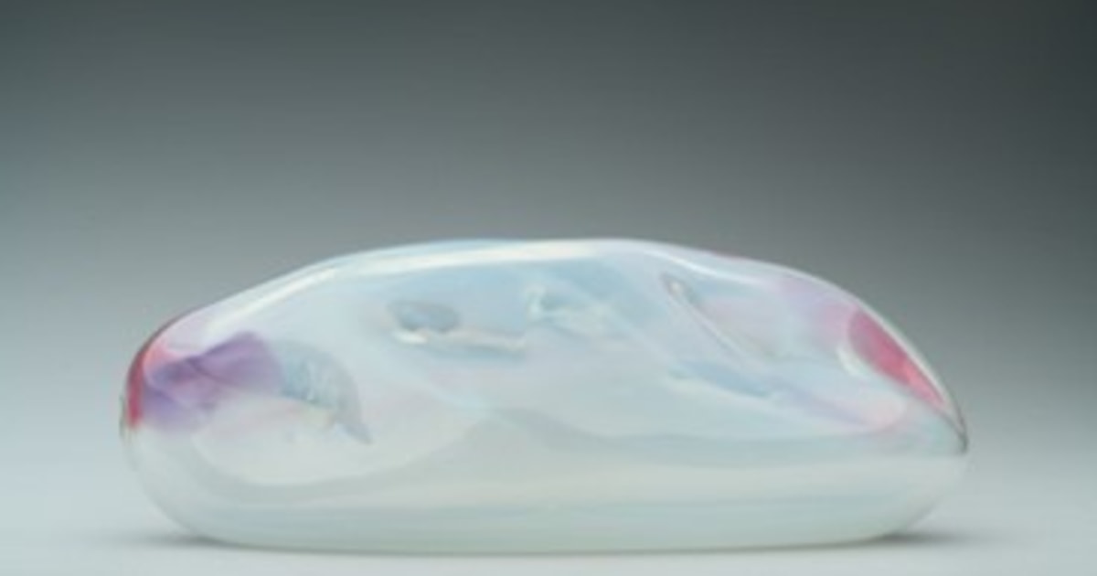 Calming Cloud #2, 2022 Glass with colour pigment Collaborative with ...