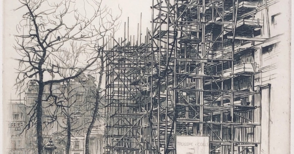 William R. Hay, Reconstruction of Trafalgar Square, 1926 | PRINTMAKING ...