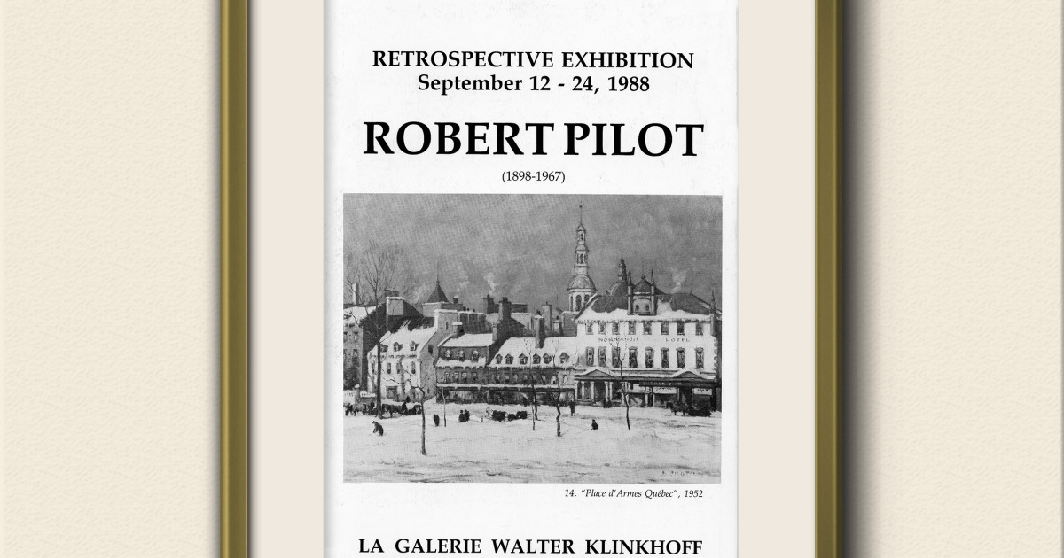 Robert Pilot - Retrospective Exhibition | Alan Klinkhoff Gallery | Art ...
