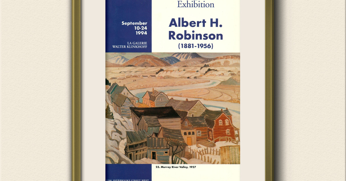 Albert H. Robinson - Exposition rétrospective | Alan Klinkhoff Gallery ...