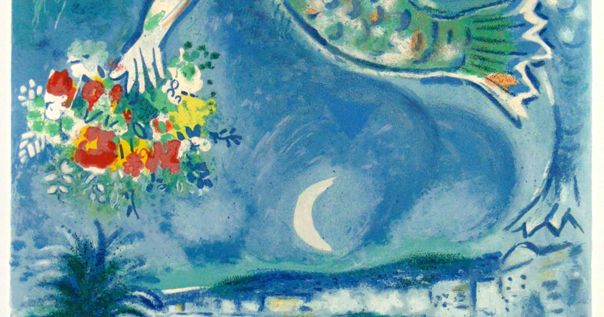 Marc Chagall, Siren and Fish, from: Nice and the Côte d'Azur | Sirène ...