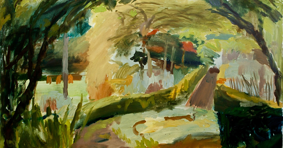 Annabel Gault, Garden, Spring II, 2009 | Paintings | The Redfern Gallery