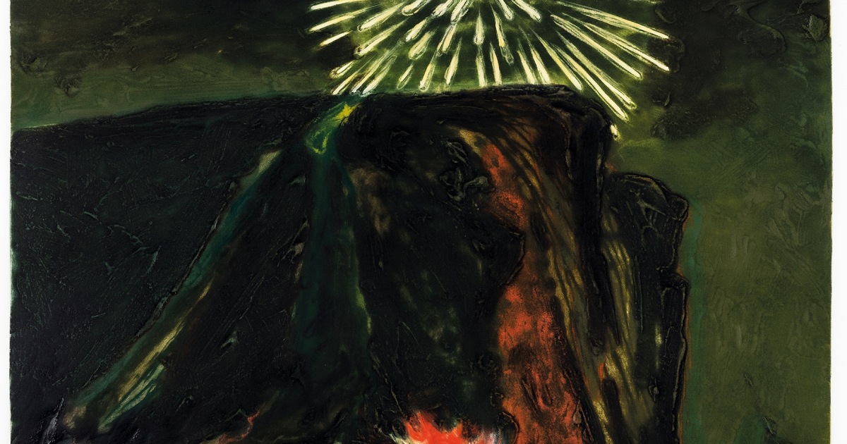 David Inshaw, East Cliff, West Bay, 2019 | Advent Exhibition | The ...