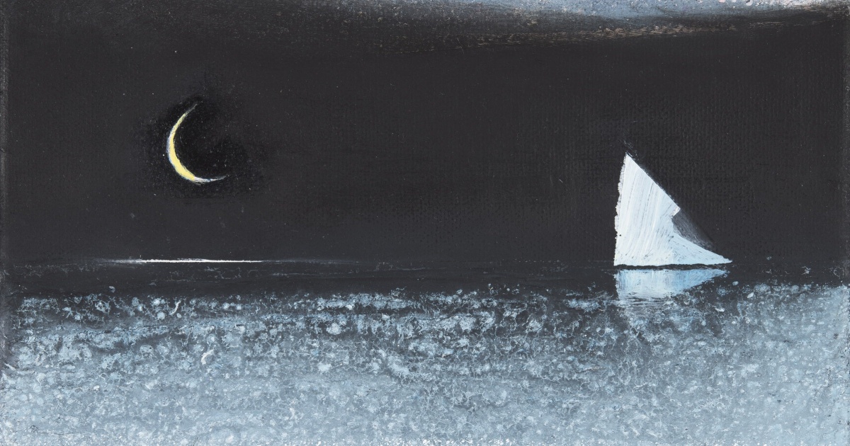 Keith Grant, Last Ice, Iceberg and Crescent Moon, 2025 | Keith Grant ...