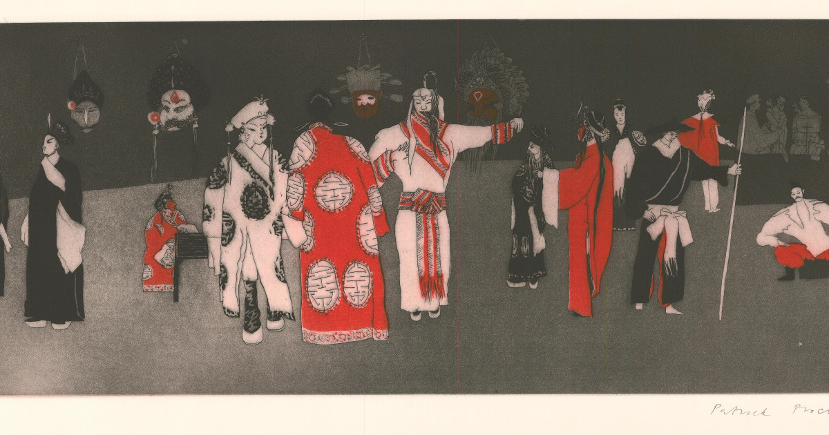 Patrick Procktor RA, Peking Opera , 1980 | IFPDA Fine Art Print Fair ...