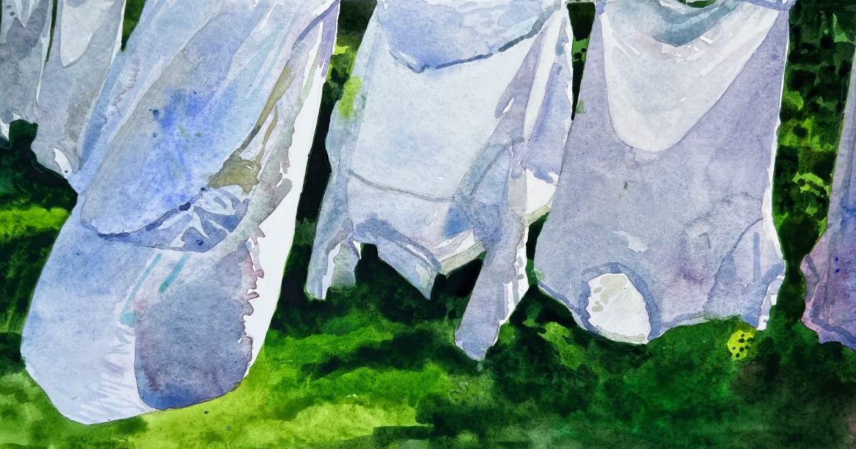 Mark Entwistle, Washing Line | RWS NOW | Royal Watercolour Society