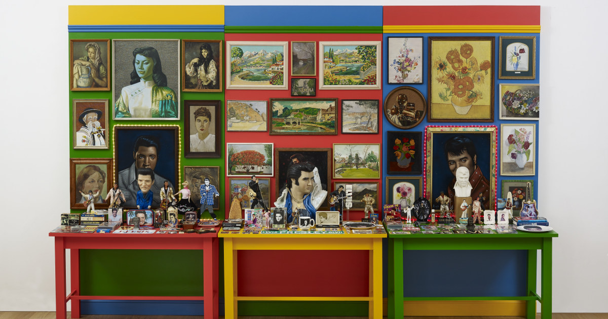 Peter Blake, Elvis Shrine: Portraits, Landscapes or Still Lifes?,, 1994 ...