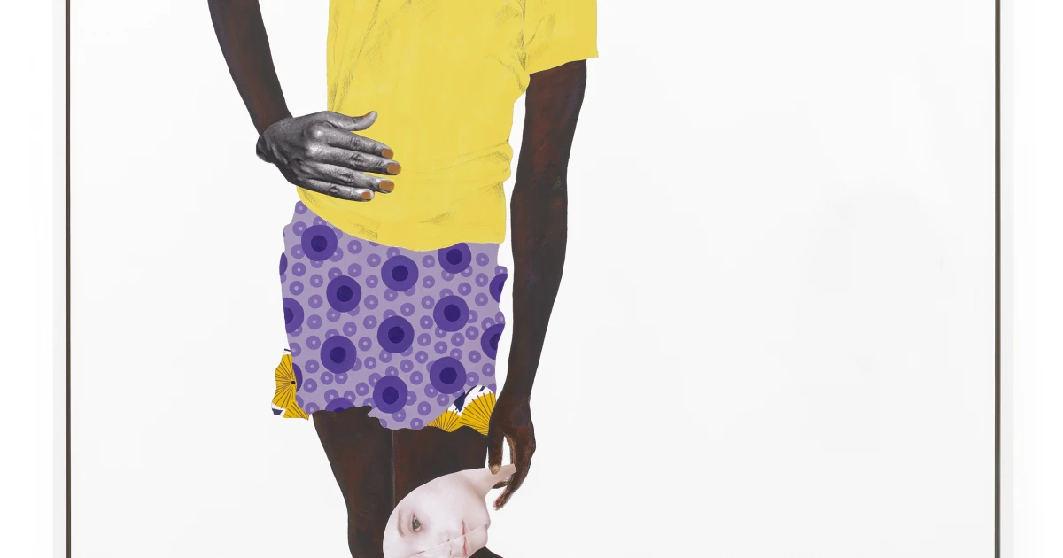 Deborah Roberts, The burden, 2019 | Stephen Friedman Gallery