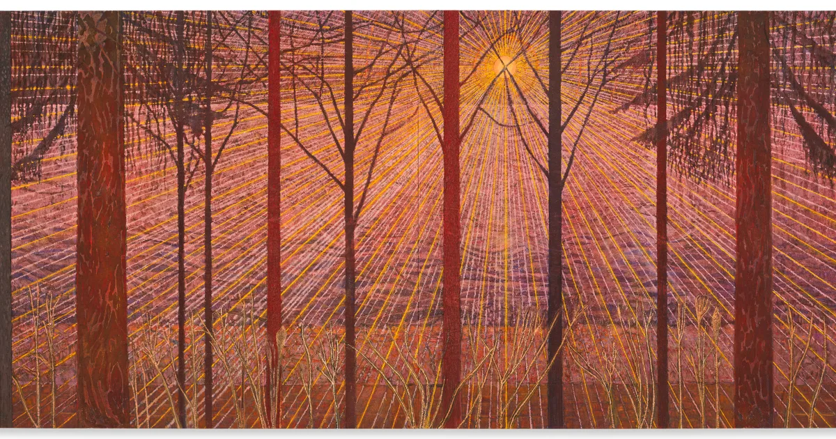 Sky Glabush, Early light at Roblin Lake, 2024 | Stephen Friedman Gallery