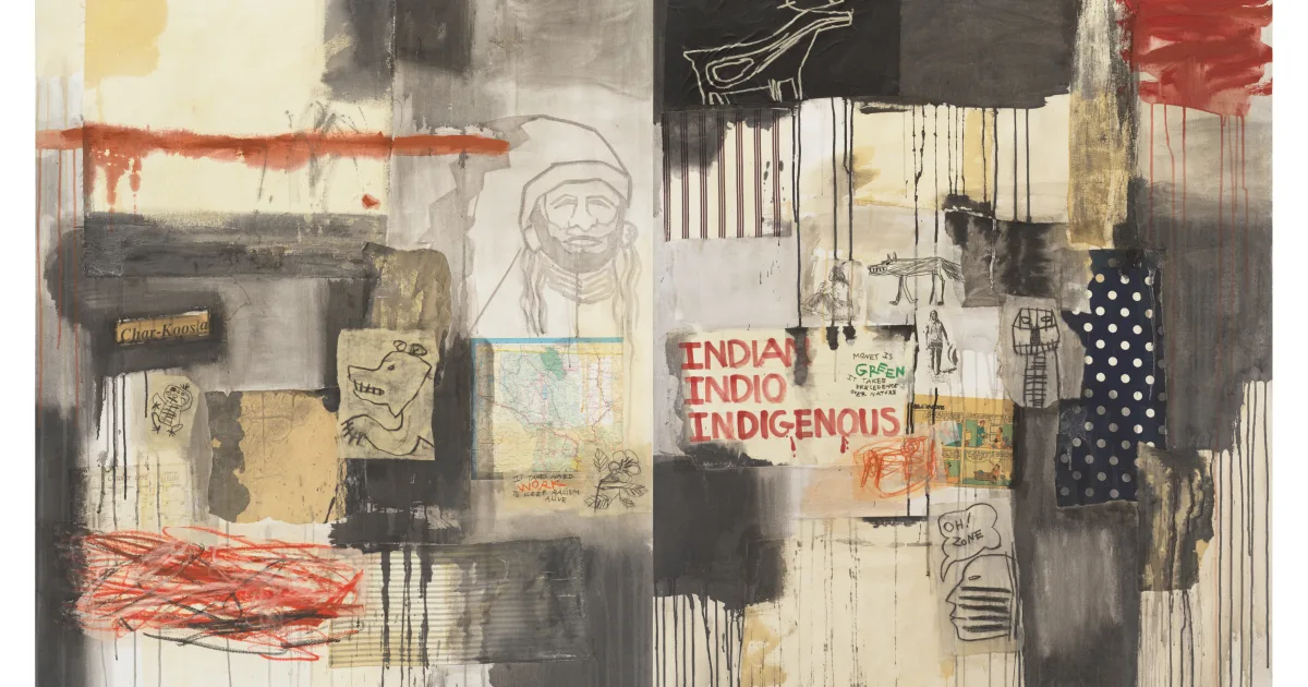 Jaune Quick-to-See Smith, Indian Lands: Indian, Indio, Indigenous II ...