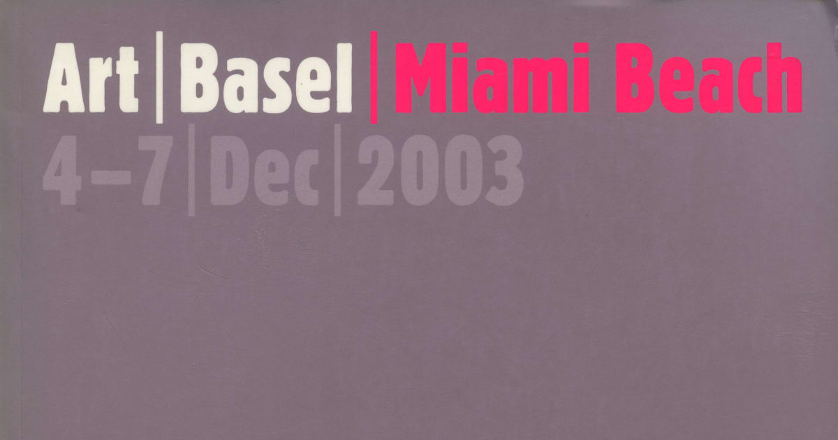 Event: Art Basel Miami Beach: Miami Beach, Florida | Berggruen