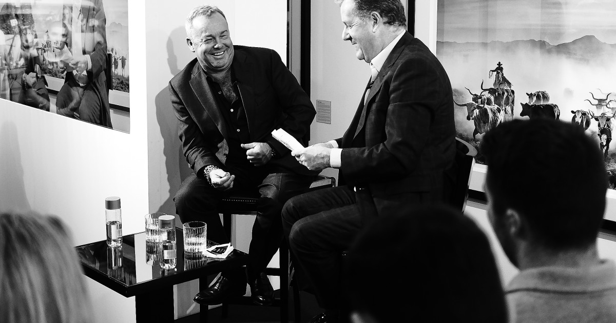 Life Stories with Piers Morgan and David Yarrow | Maddox Gallery