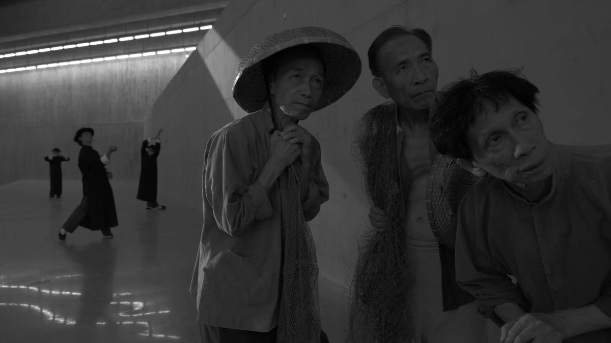 Yang Fudong - Sparrow on the Sea | M+ Facade | Marian Goodman