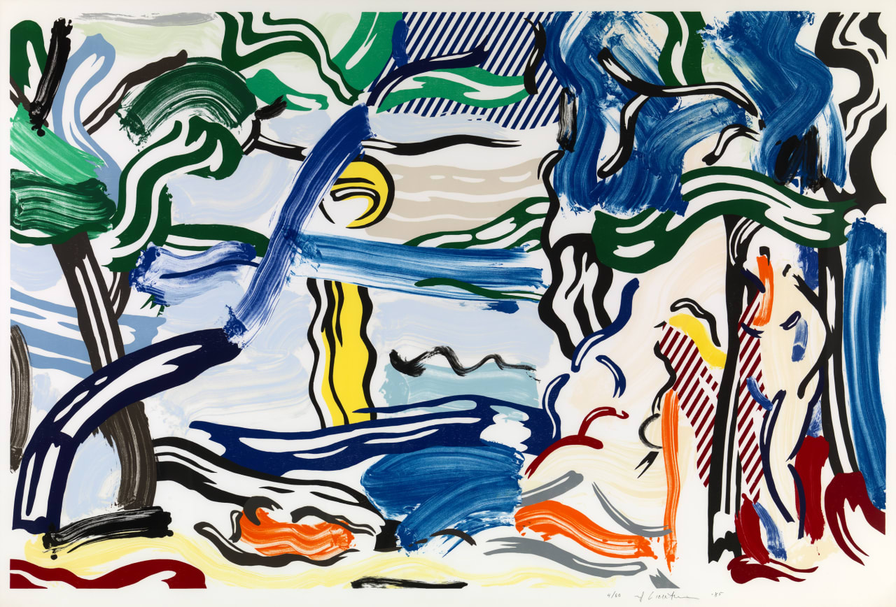 Roy Lichtenstein, Landscapes, 1985 | Cristea Roberts Gallery