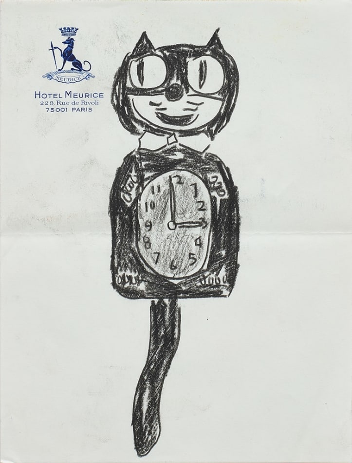 Michael McGregor, Felix The Cat Clock, 2022 | Hashimoto Contemporary