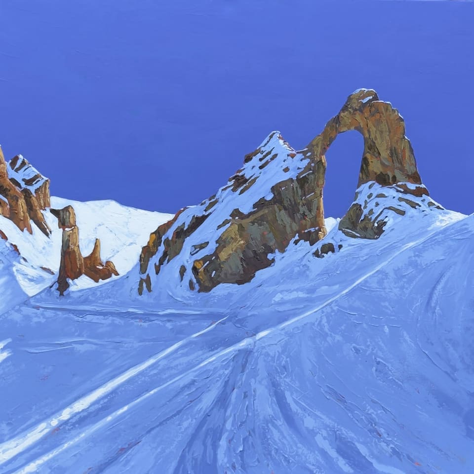 William Thomas, Aiguille Percée, Tignes, 2024 | Canvas Gallery
