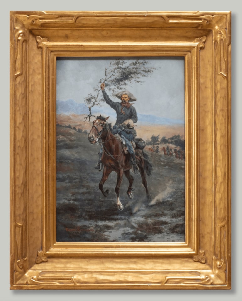 Frederic Remington, The Flag of Truce in the Indian War, 1886 | Kristy ...