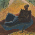 Leon Underwood, The Cast-Net, 1946 | Paintings | The Redfern Gallery