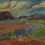 Leon Underwood, The Cast-Net, 1946 | Paintings | The Redfern Gallery