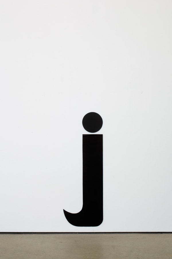 Ketty La Rocca, j with dot, 1970 | Amanda Wilkinson