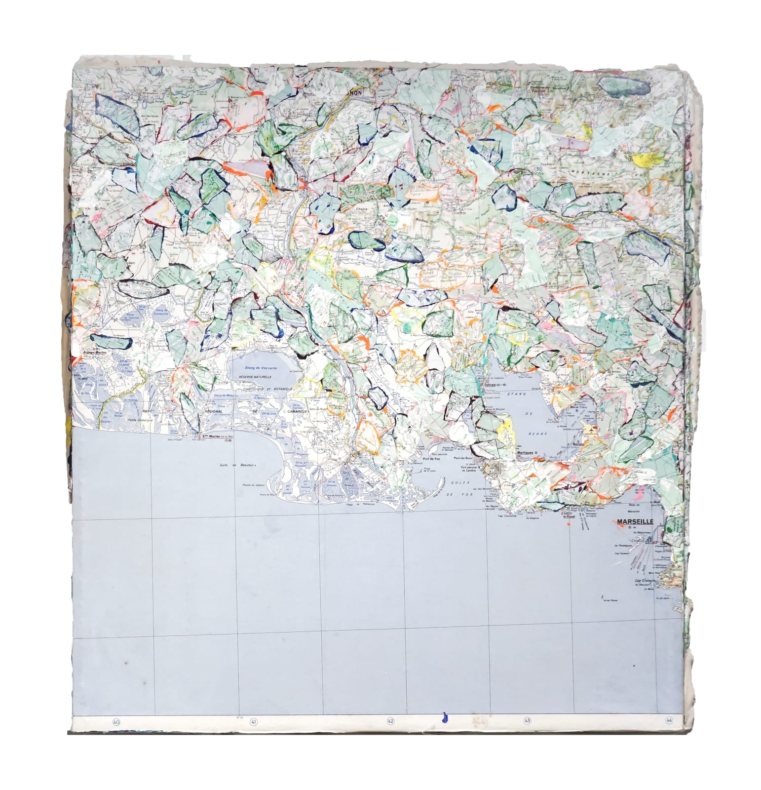 KIM Soun-Gui, Carte du monde, 1989-1990 | Arario Gallery