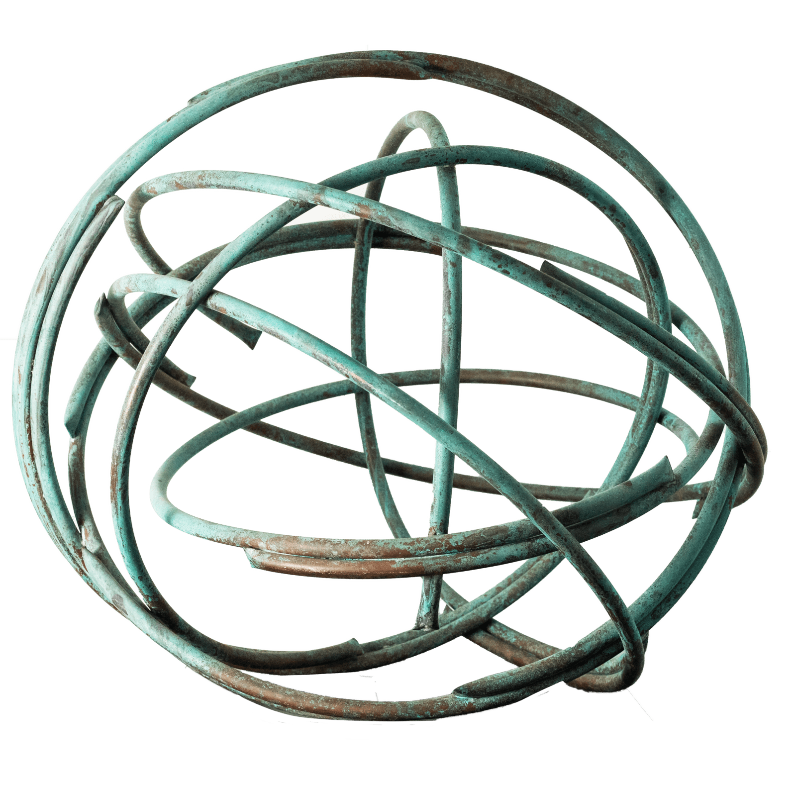 Mark Beattie, Verdigris Orb | Arkley Fine Art
