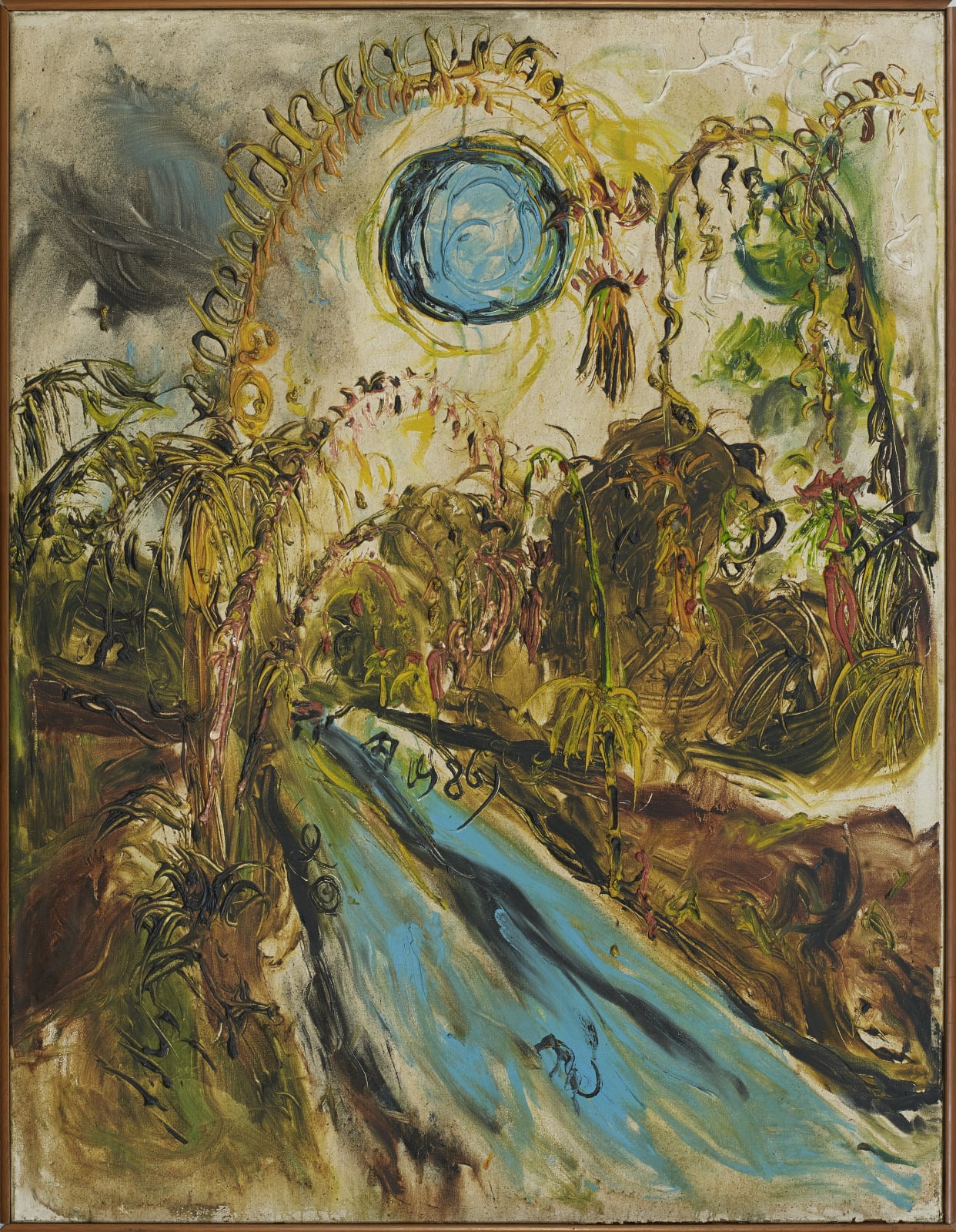 Affandi, Street Scene with Janur, 1986 | Art Agenda