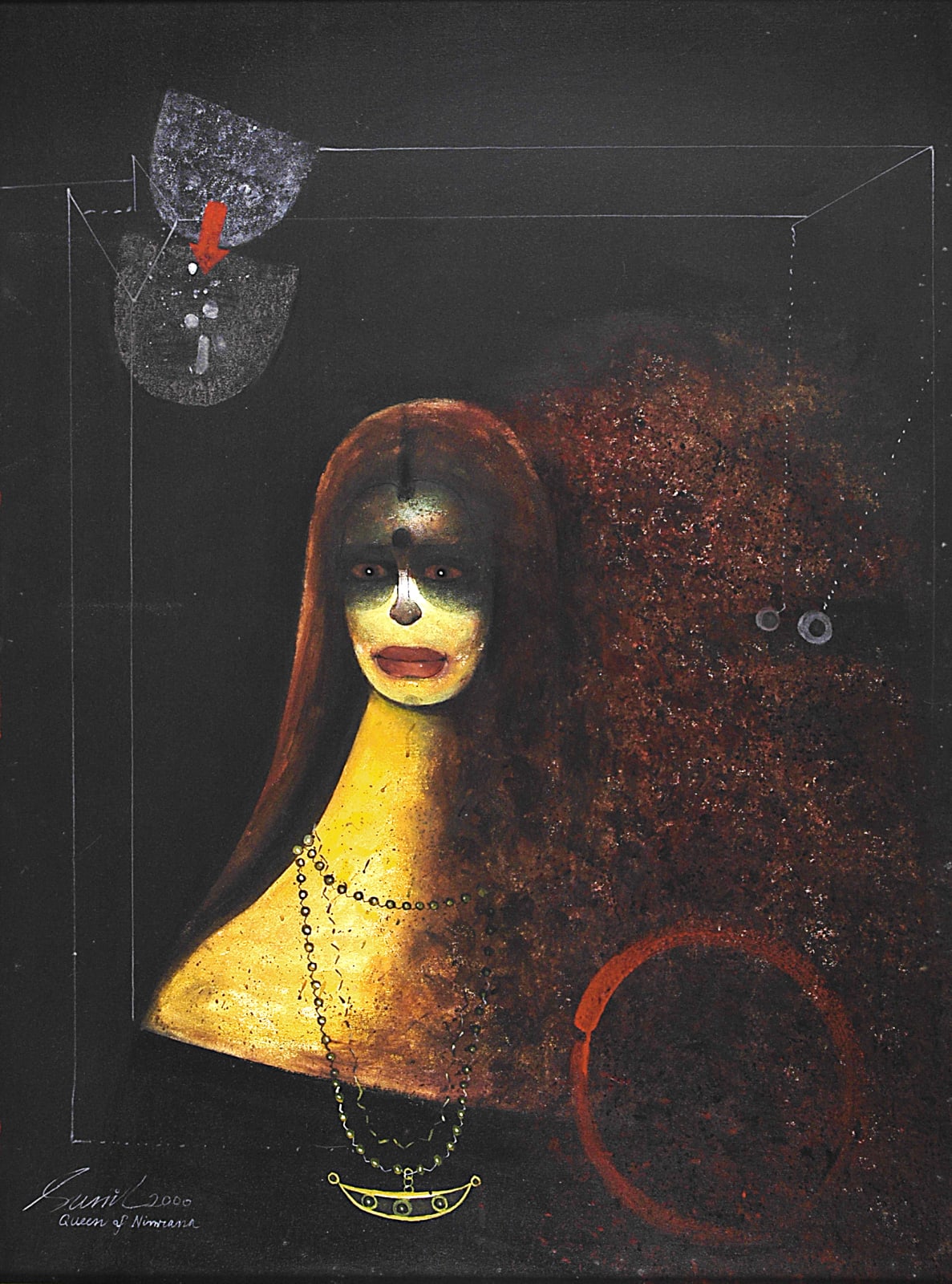 Sunil Das, Queen of Nimrana, 2000 | Art & Beyond® | Contemporary Art Gallery