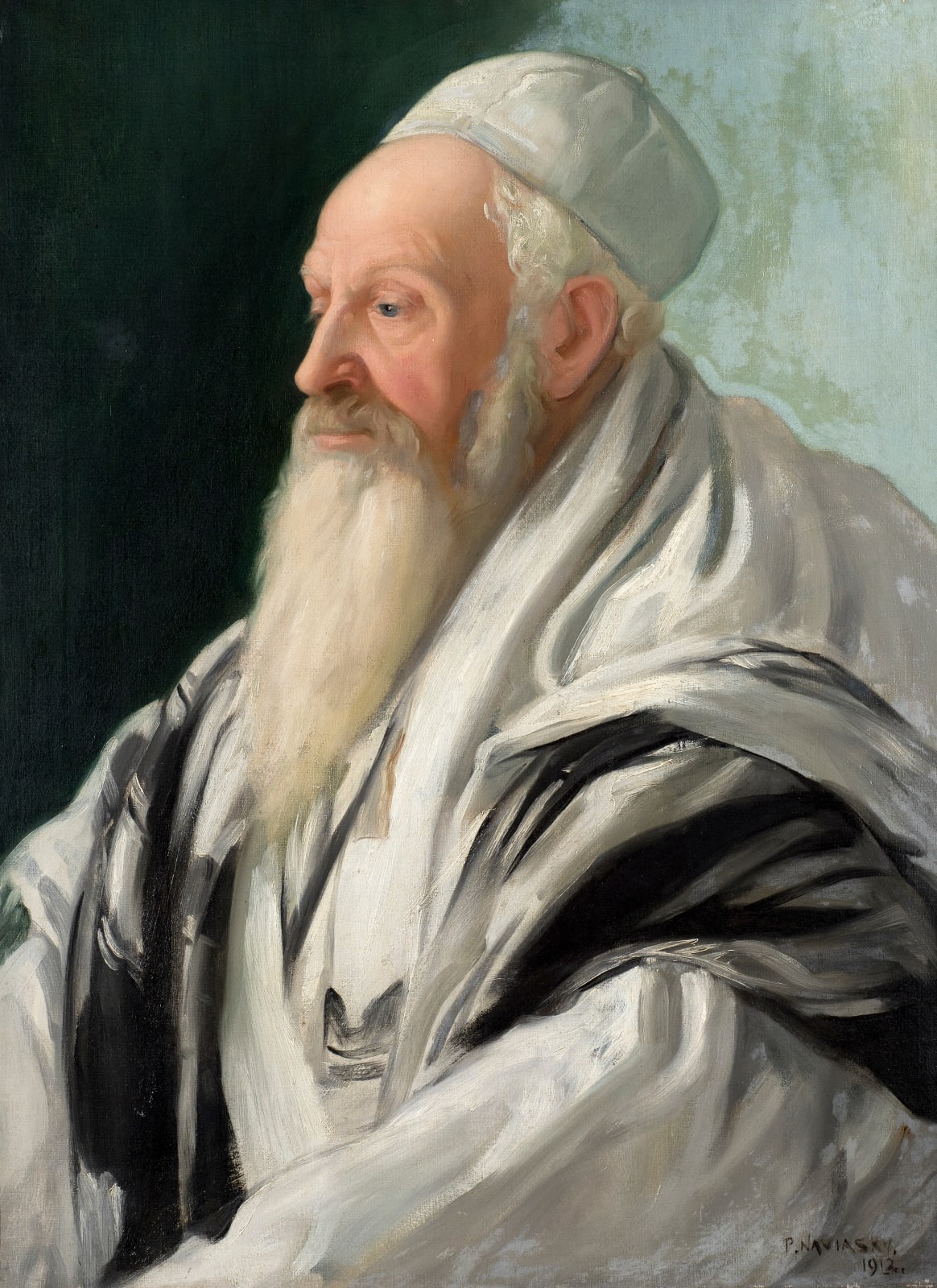 Philip Naviasky, Portrait of a Rabbi, 1912 | Ben Uri Gallery and Museum
