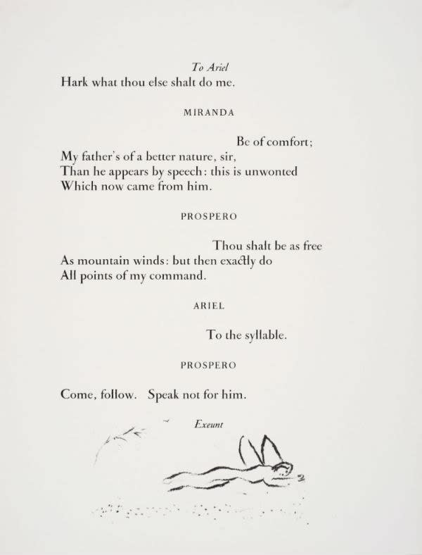 Marc Chagall, Ariel flying, 1975 | Ben Uri Gallery and Museum