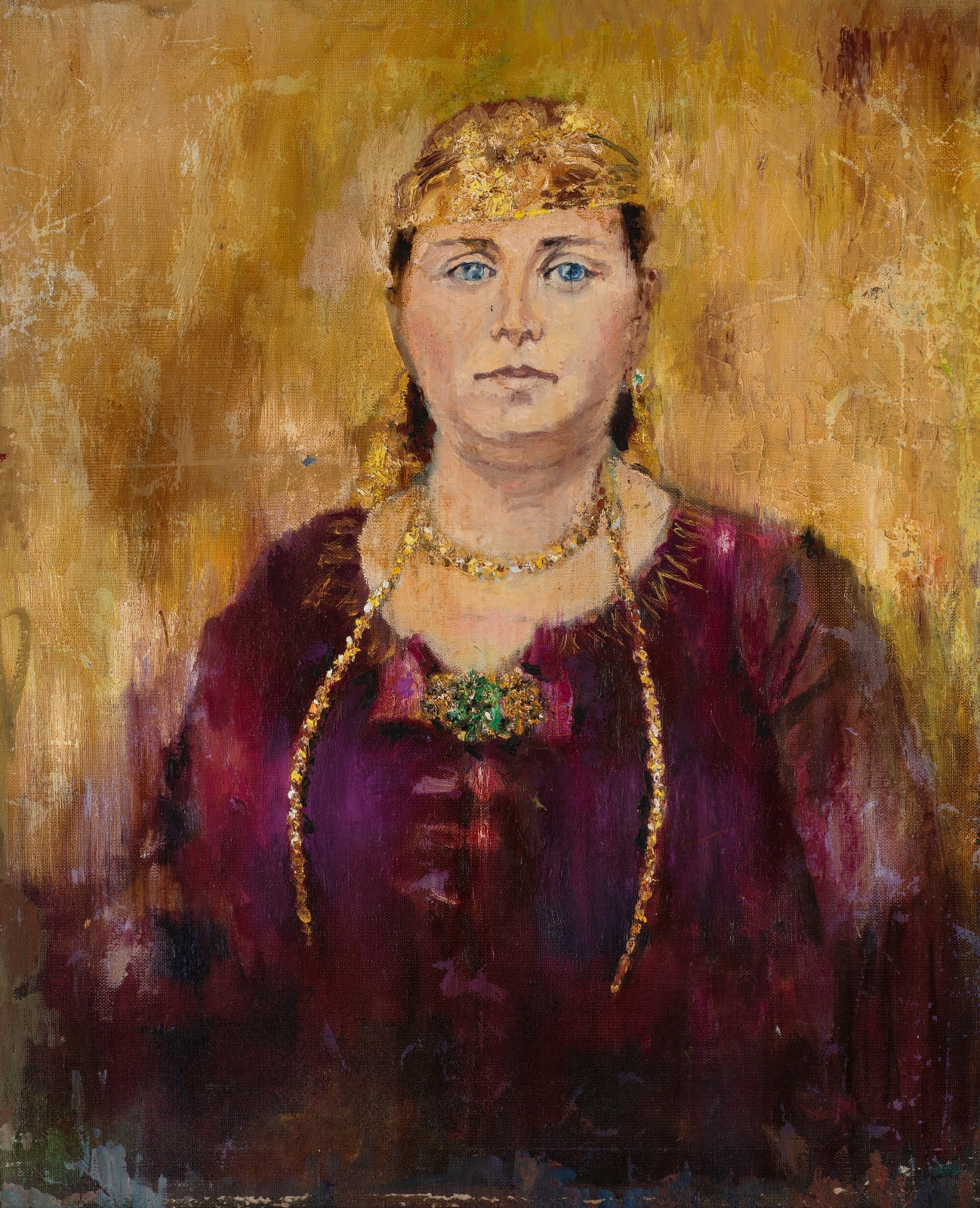 Bettina Caro, Portrait of Mama Gimol | Ben Uri Gallery and Museum