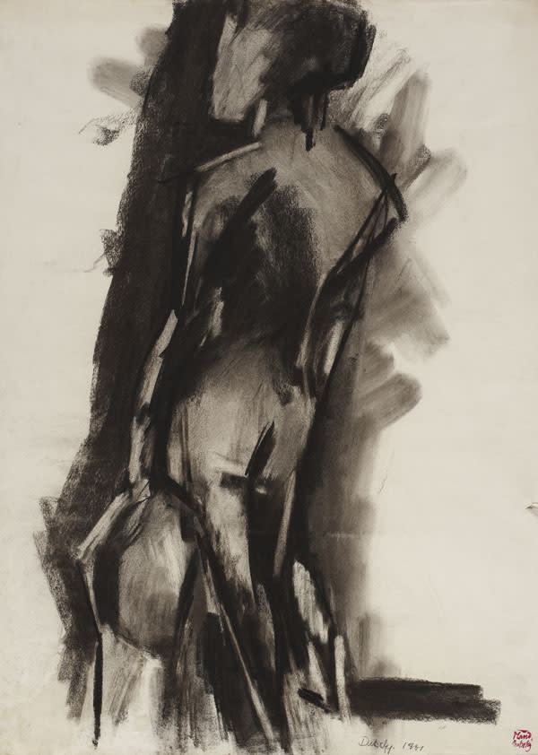 Mario Dubsky, Standing Figure Study, 1961 | Ben Uri Gallery and Museum