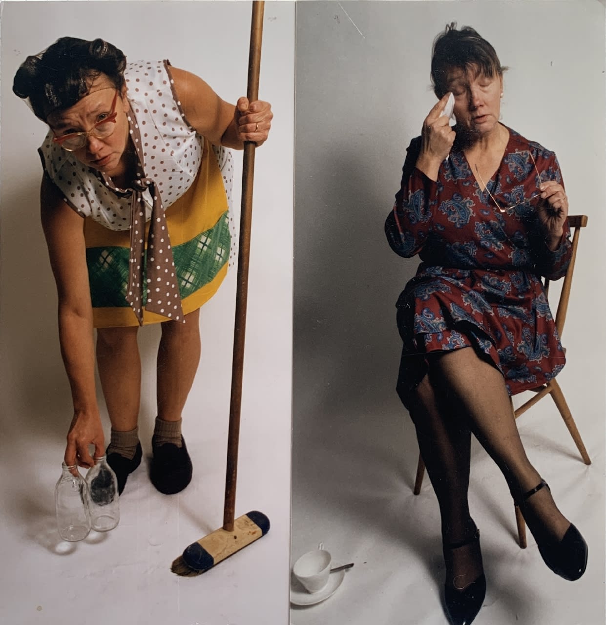 Jo Spence, Photo therapy: Mother and Daughter Shame Work (2). Crossing Class Boundaries, 1988 ...