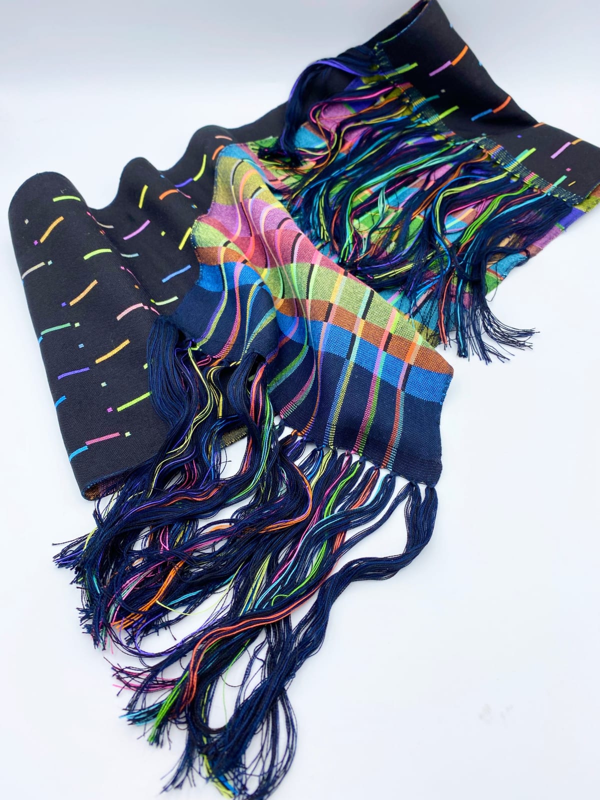 Jennifer Shellard, Pyrotechnics Scarf, 2023 | Contemporary Applied Arts