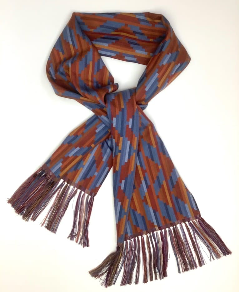 Jennifer Shellard, Ziggurat Scarf, 2022 | Contemporary Applied Arts