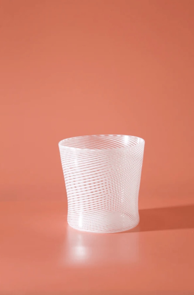 Scott Benefield, Filigrana Whiskey Glass, 2024 | Contemporary Applied Arts