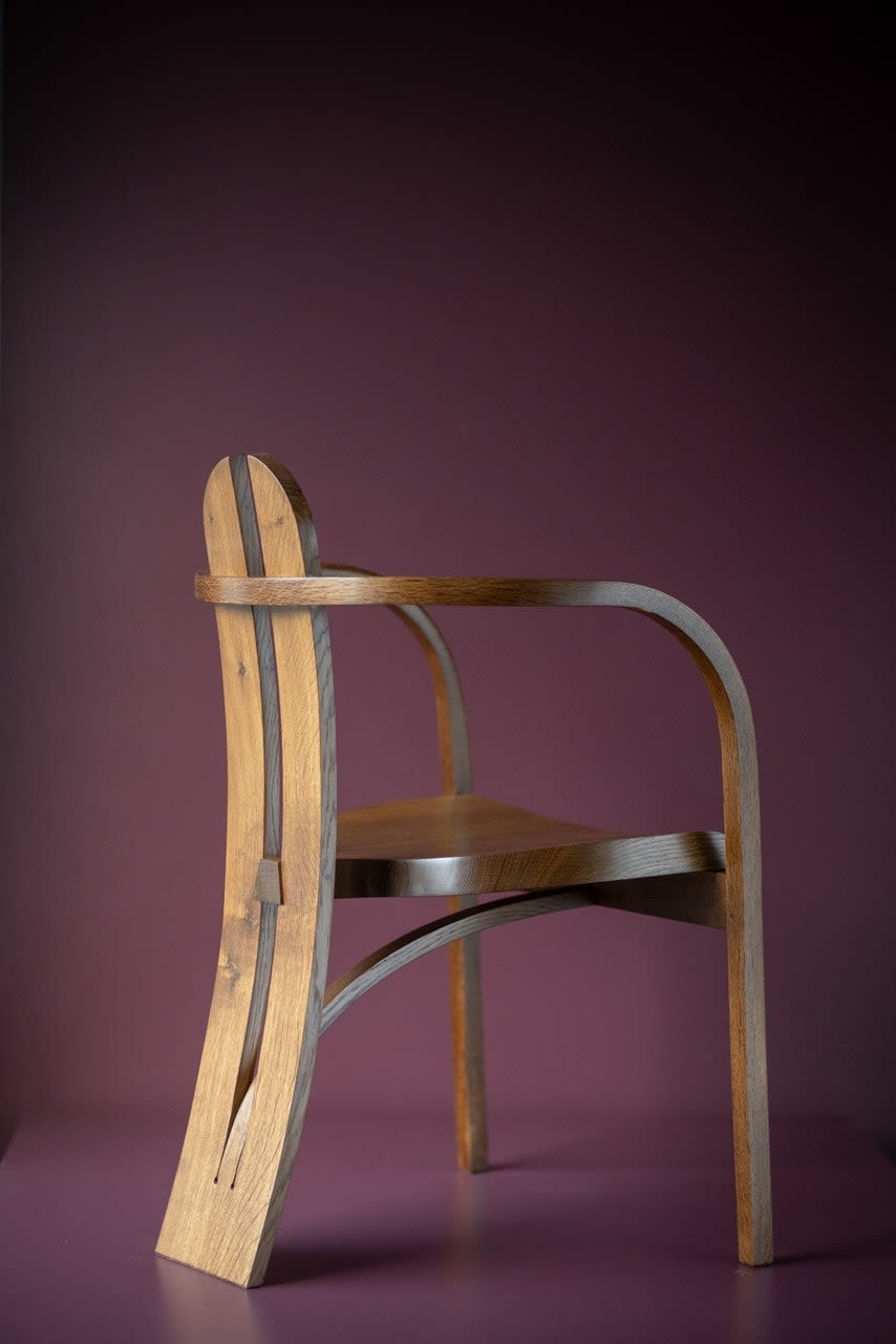 Angus Ross, Clova Chair - Fumed Perthshire Oak, 2024 | Contemporary ...