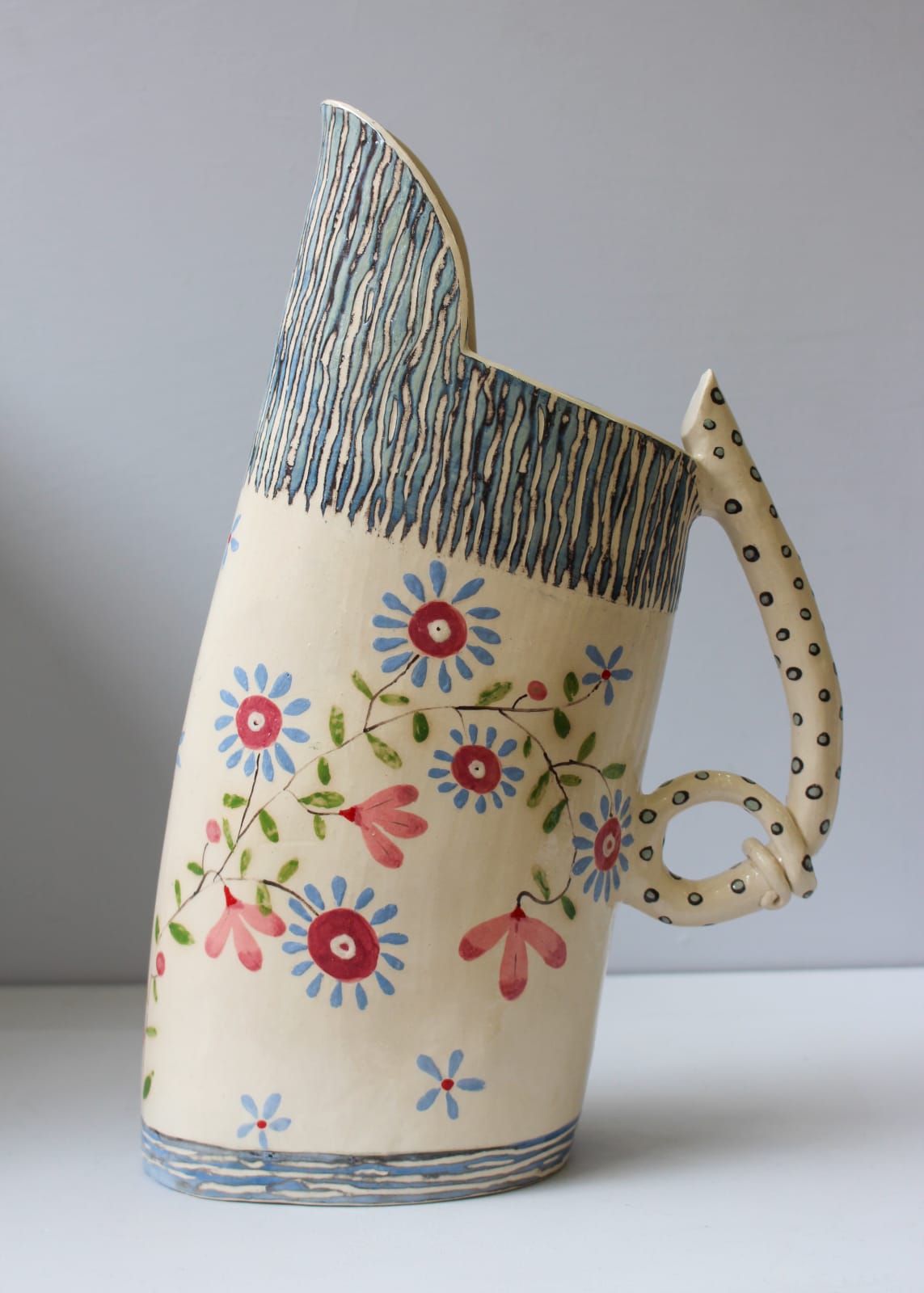 Laurance Simon, Spring Has Sprung Jug, 2025 | Contemporary Applied Arts