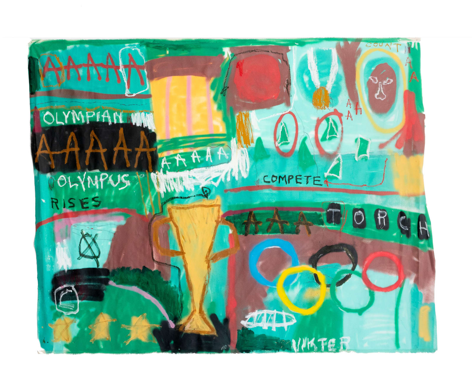 Musonga Mbogo, Conquering Mount Olympus, 2023 | Canberra Art Gallery